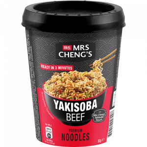 Yakisoba Beef Cup | Mrs Chengs
